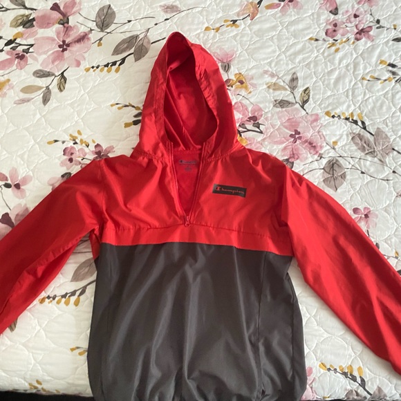 Champion | Jackets & Coats | Red Black Stadium Packable Jacket Water ...